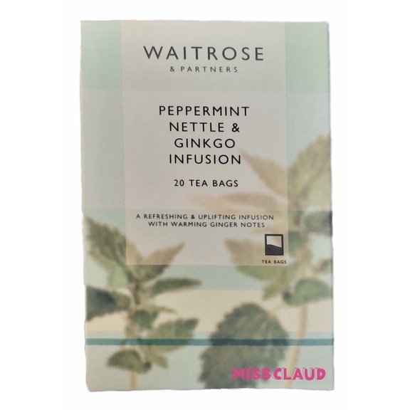 Waitrose & Partners Peppermint Nettle and Ginkgo Infusion 20 Teabags ...