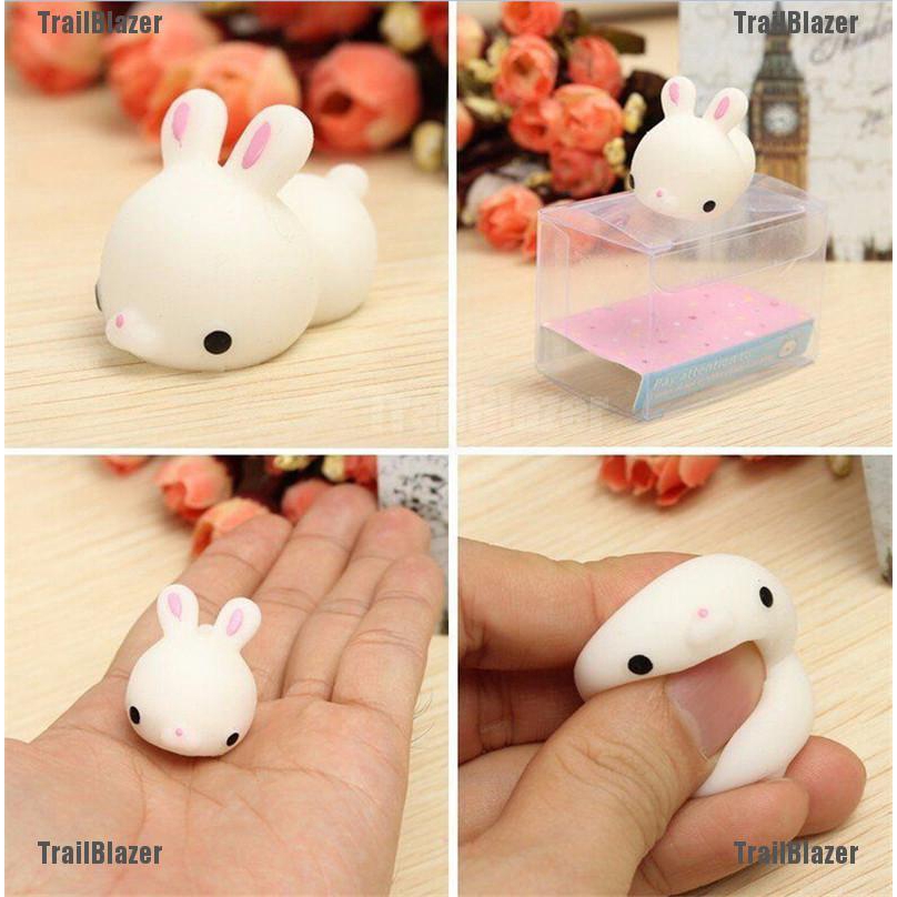 COD Mochi Cute Bunny Rabbit Squishy Squeeze Healing Stress Reliever Toy ...
