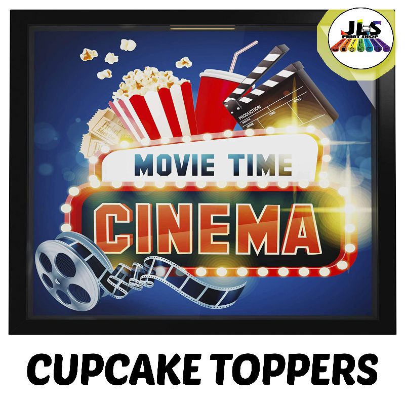 Netflix Movietime Cinema Cupcake Toppers (READY STOCK) | Shopee Philippines