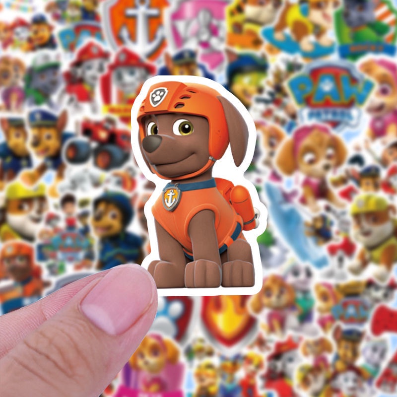 paw patrol sticker skye 50 Sheets Parking Team Making Great ...