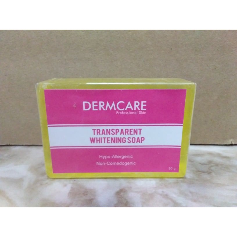 DERMCARE TRANSPARENT WHITENING SOAP | Shopee Philippines