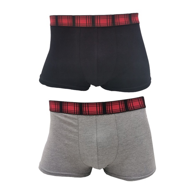 Brute Boxer Trunks - Checkered Red (pack of 2s) | Shopee Philippines