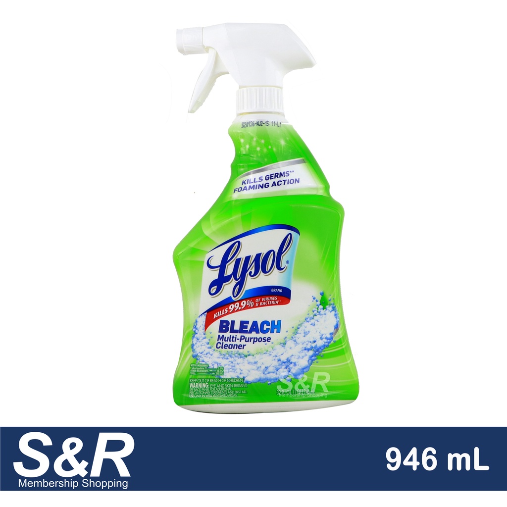 Lysol Bleach Multi-Purpose Cleaner 946mL | Shopee Philippines