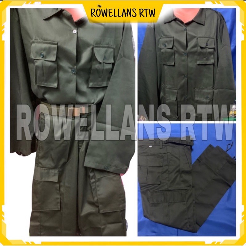 Fatigue Uniform CAT & ROTC | Shopee Philippines