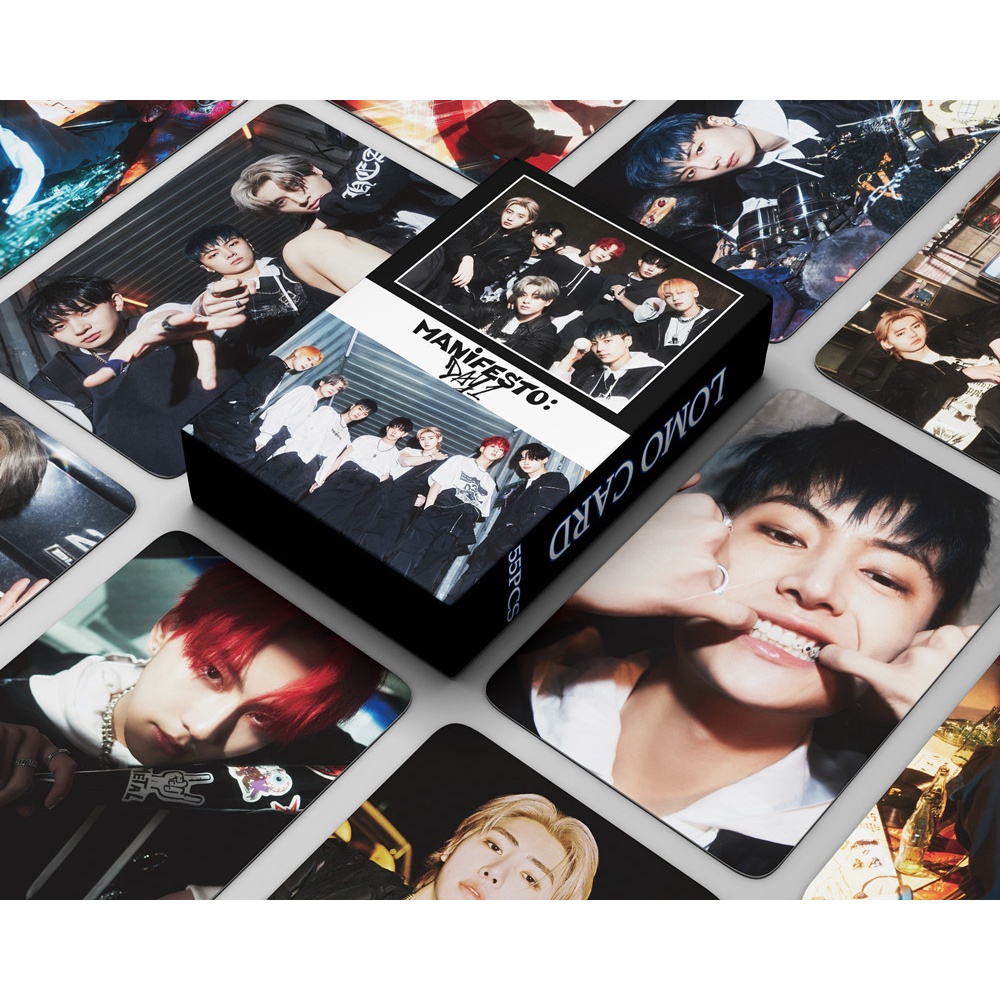 55Pcs/box ENHYPEN Album Photocards MANIFESTO : DAY 1 Lomo Card Postcard | Shopee Philippines