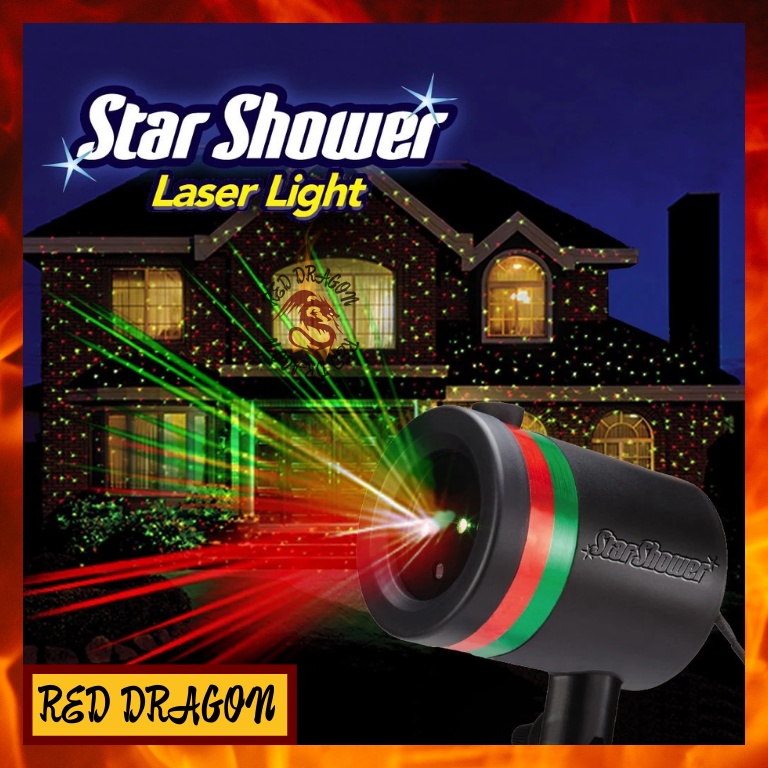 Multi-Color Star Shower Projector Star Laser Motion Light Star ...