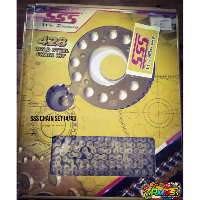 SSS chain set (gold) for sniper150 | Shopee Philippines
