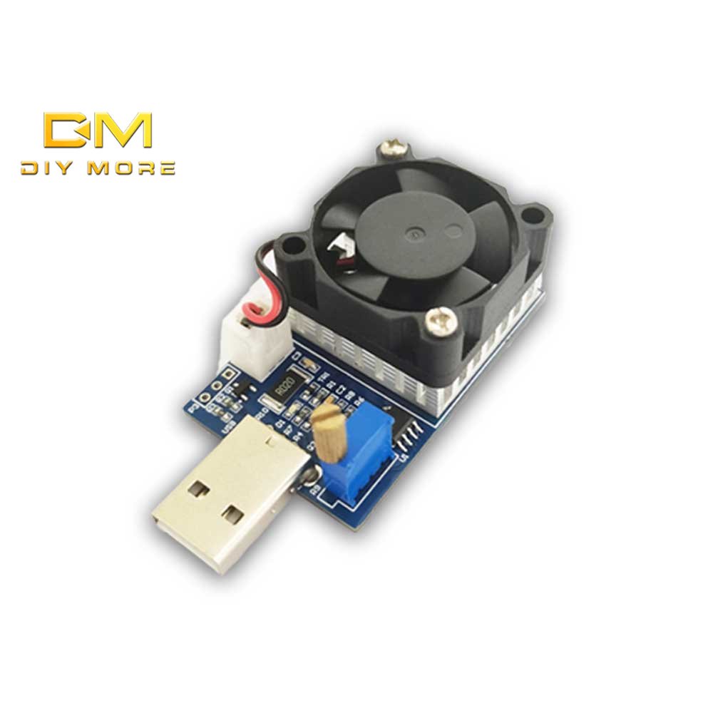 DIYMORE USB Electronic Load 15w 3a Adjustable Constant Current Aging ...