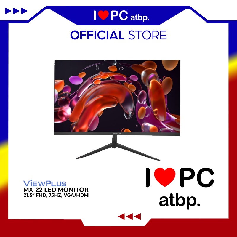 ViewPlus MX-22 LED Monitor (21.5'' FHD, 75hz, Blue Light Filter, VGA ...