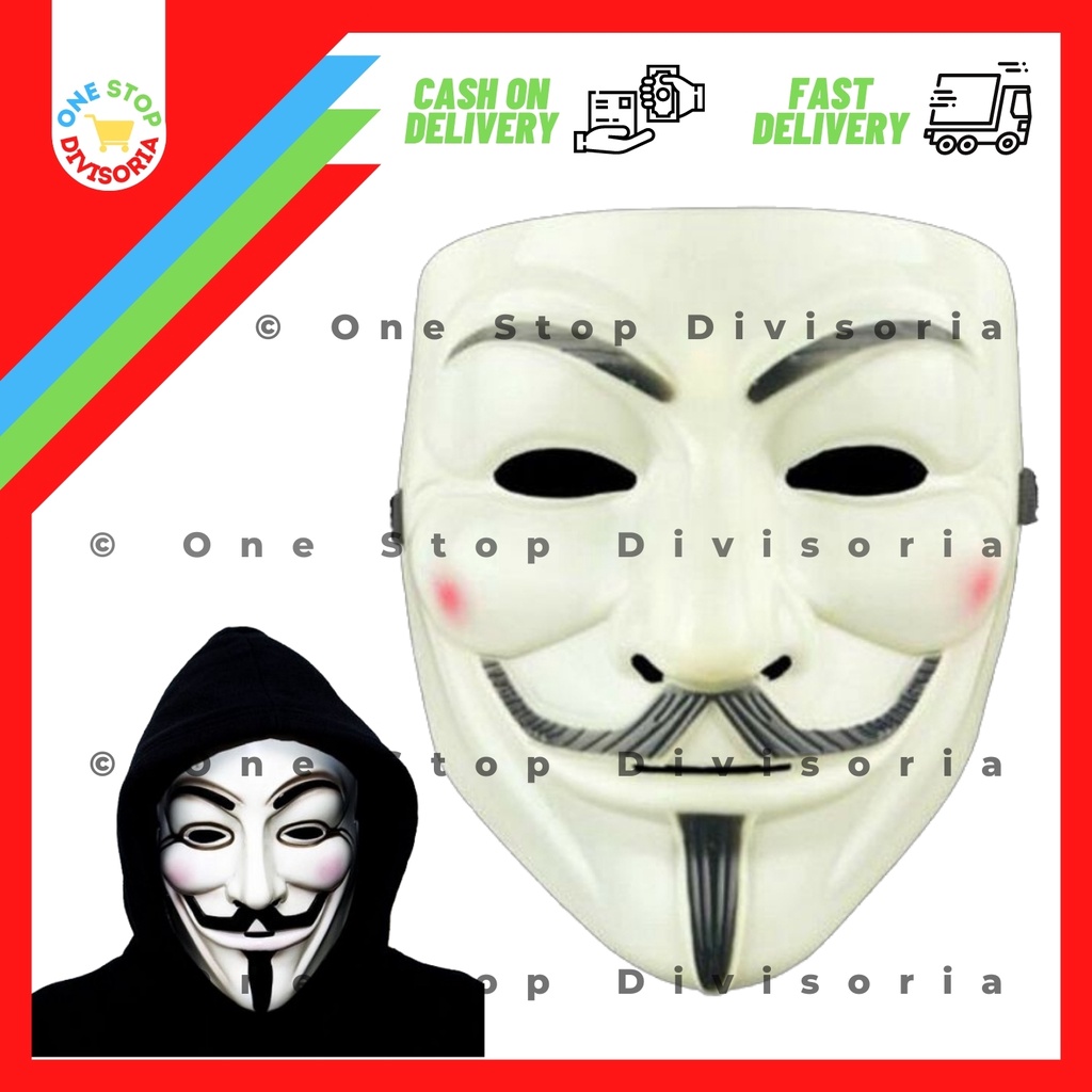 [Safe Packaging + BOX] Anonymous Hacker Vendetta Fawkes Halloween ...