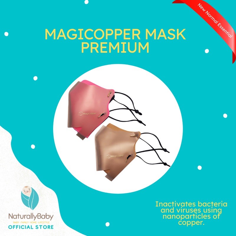 MAGICOPPER ANTIMICROBIAL COPPER MASK - PREMIUM (FULL INNER LINER ...