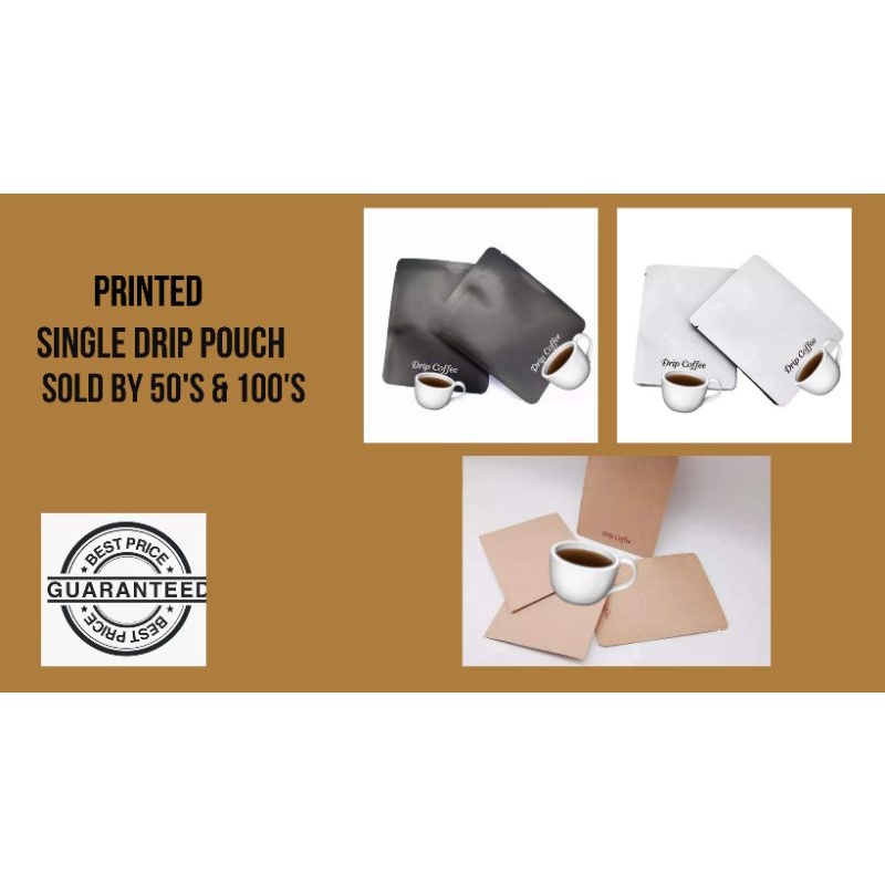 EMPTY SINGLE DRIP POUCH / EMPTY DRIP POUCH / COFFEE DRIP POUCH (SOLD by ...