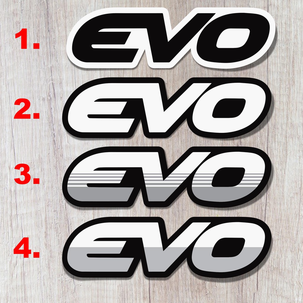 EVO logo, vinyl sticker diecut | Shopee Philippines