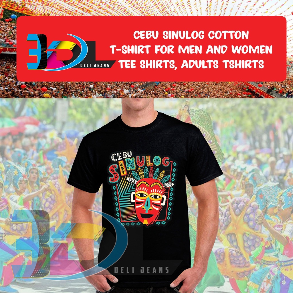 3dlclothing Sinulog Souvenir Tee Shirt Shopee Philippines