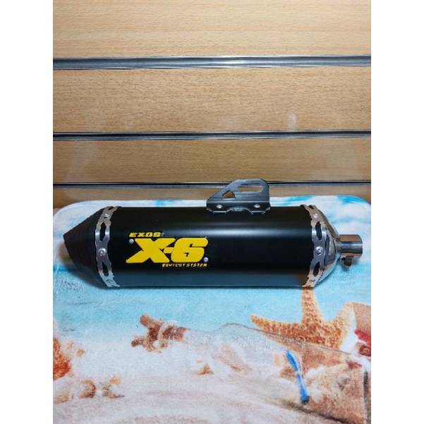 EXOS PIPE X-6 (Nmax Aerox,Click,Sporty,Soulty,Zoomer,Soul 125) | Shopee ...