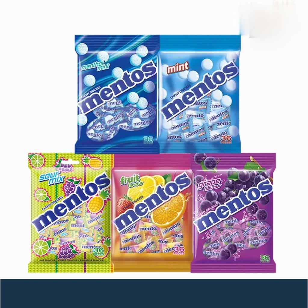 Mentos Chewy Dragees Assorted Flavors (36 pieces) | Shopee Philippines