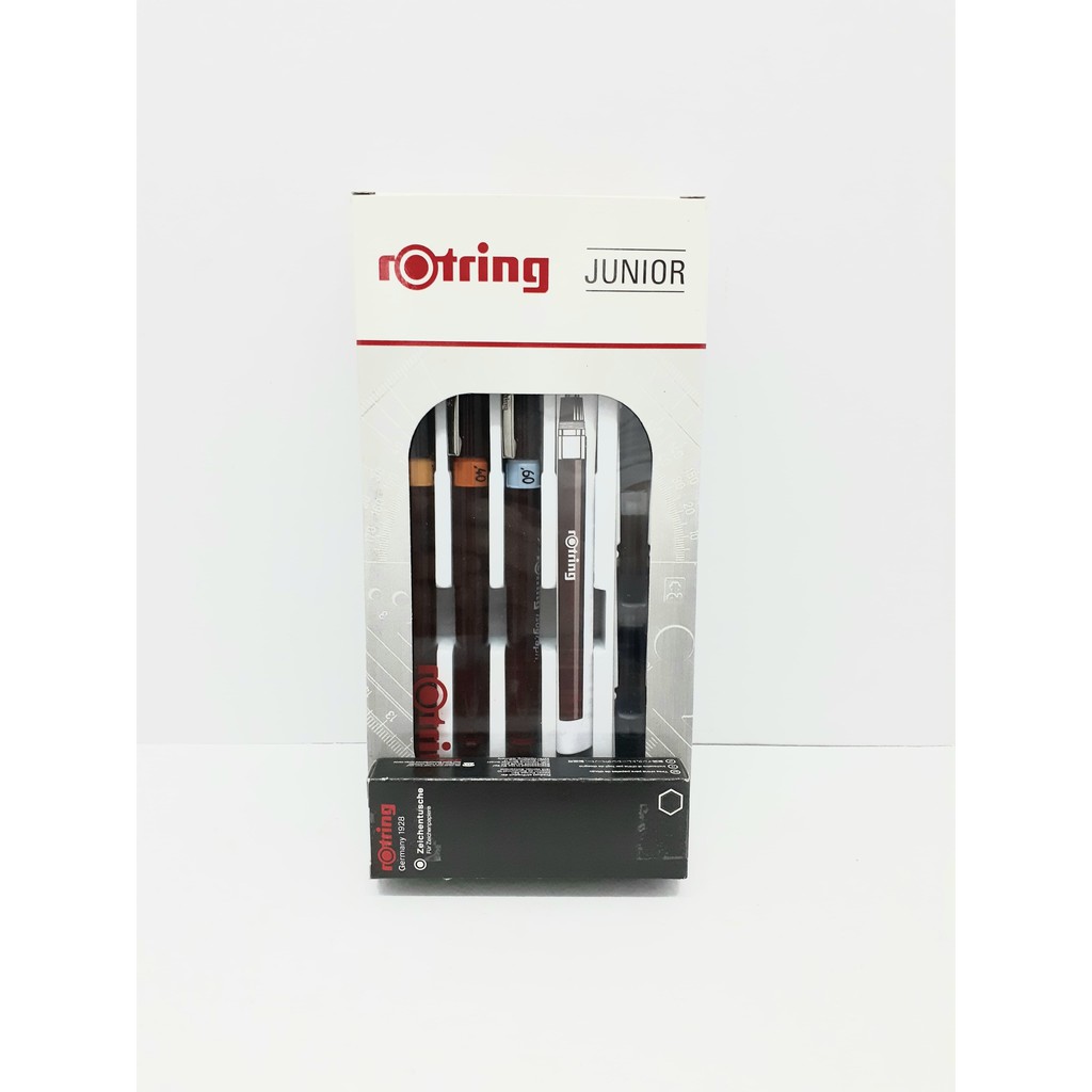 ROTRING JUNIOR SET W/ FREE 1 BOTTLE INK | Shopee Philippines