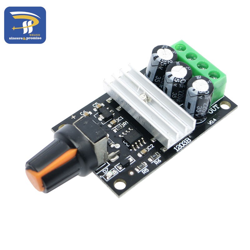 PWM DC 6V 12V 24V 28V 3A Motor Speed Control New Switch Controller ...