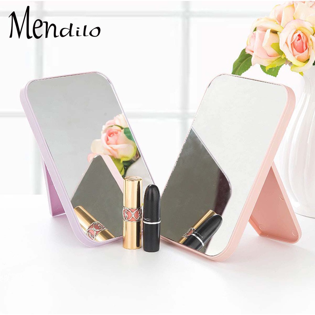 Face Makeup Mirror Desktop Vanity Mirror Large Folding Portable Square ...