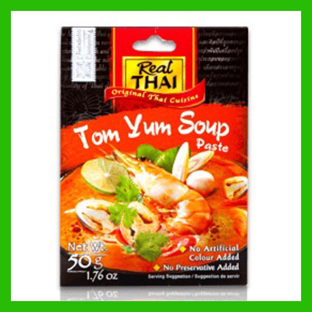 Real Thai Tom Yum Soup Paste 50g Shopee Philippines