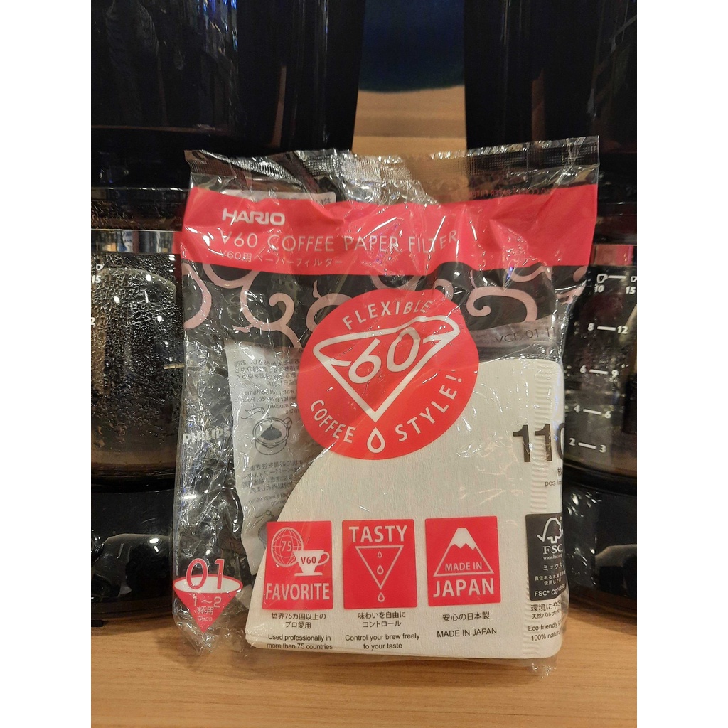 HARIO V60 Paper Filter (Bleached) | Shopee Philippines