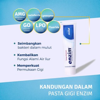Enzim Toothpaste 50 ml (classic Mild) | Shopee Philippines