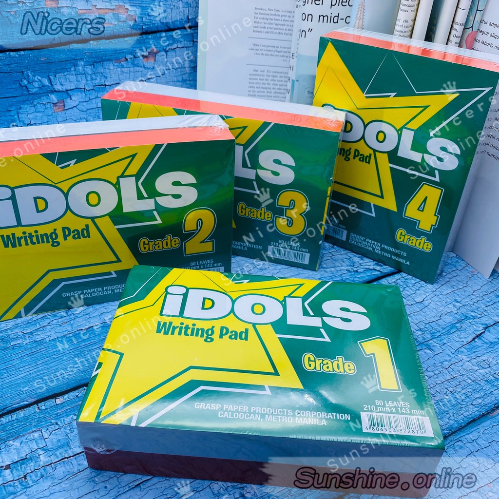 10books-idols-writing-pad-grade-1-grade-2-grade-3-grade-4-paper-memo