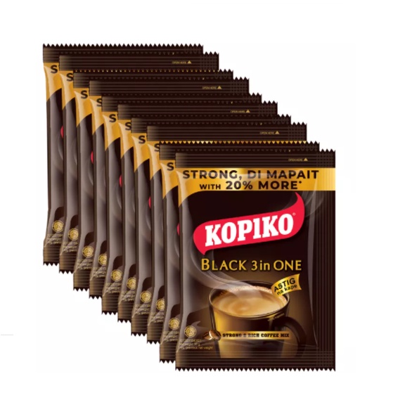 Kopiko Black 3-in-1 Hanger 10 x 30g | Shopee Philippines
