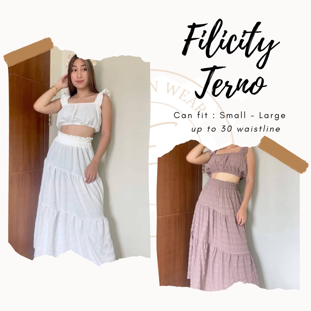 Filicity Terno Set Coordinates | Shopee Philippines