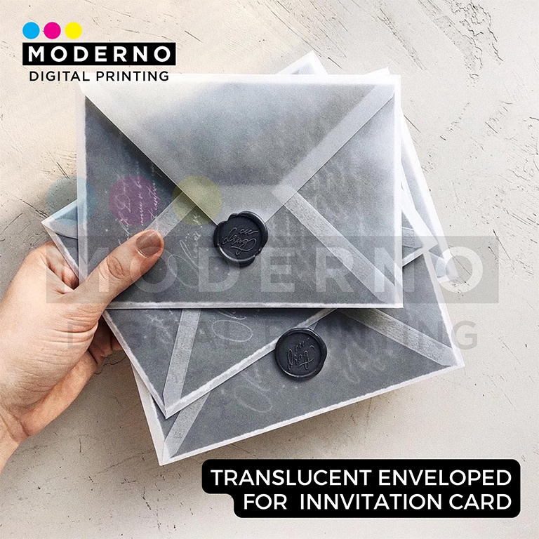 Transparent Envelope for Invitation Card Vellum Translucent Envelopes ...