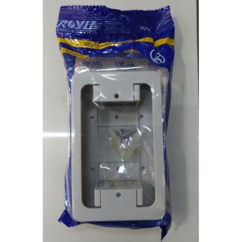 royu amco/pvc white utility amco box 2x4 available! | Shopee Philippines
