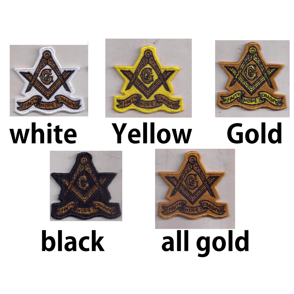 freemason mason freemasonry patch embroidery GA20064 masonic | Shopee ...