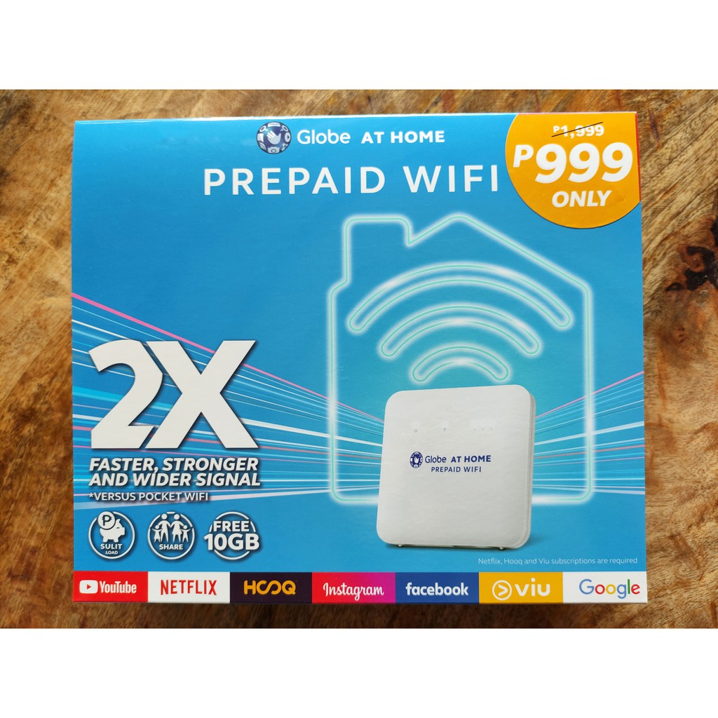 BRANDNEW GLOBE AT HOME PREPAID WIFI (HUAWEI B312-939) WITH FREE 50GB ...
