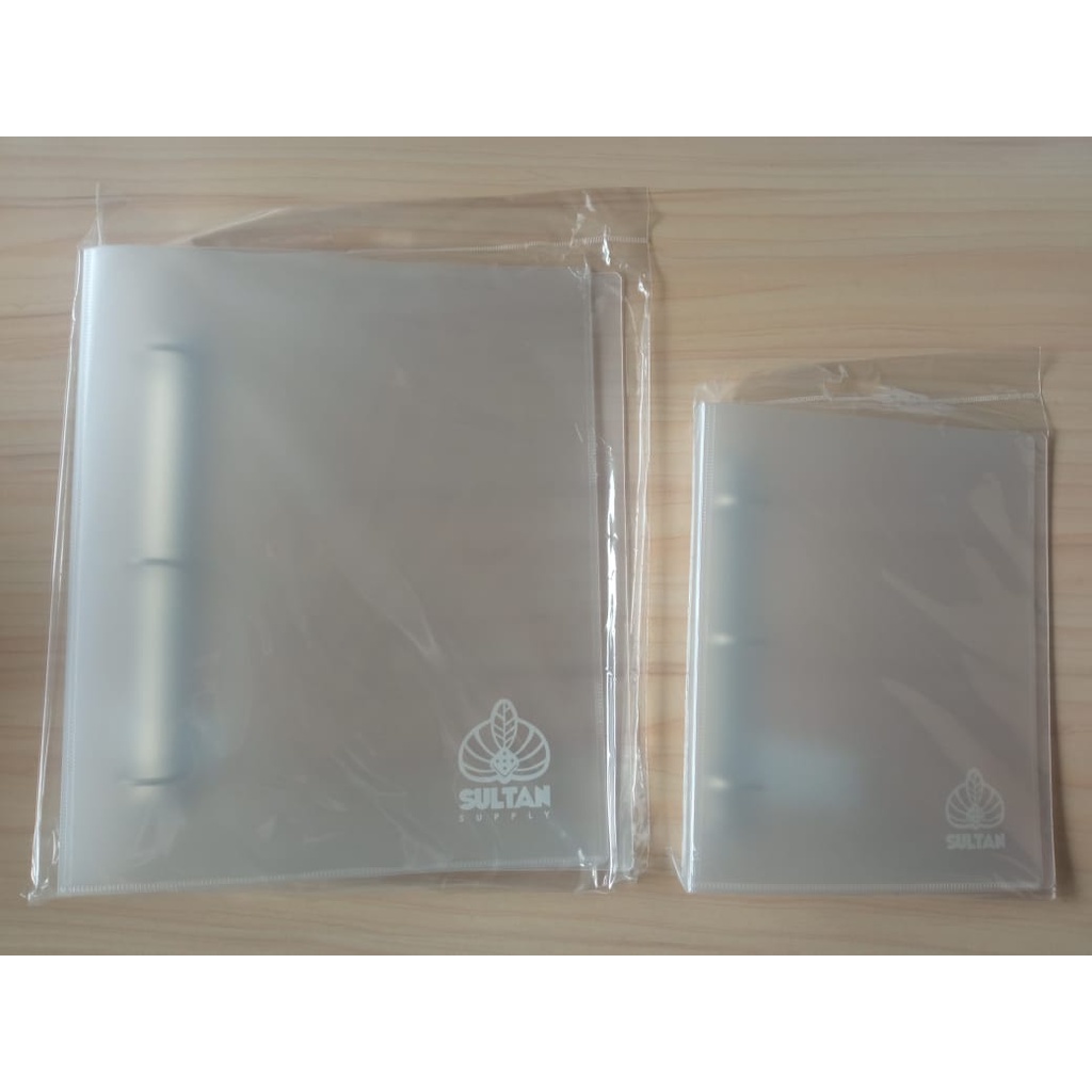 Sultan Supply Transparent Ring Binder Matte 3 Rings A4/A5 | Shopee ...
