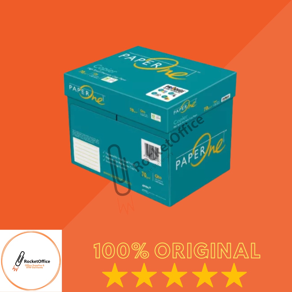 Paperone Bond Office Paper 70gsm PER BOX A4/Long/Short/A3 | Shopee ...