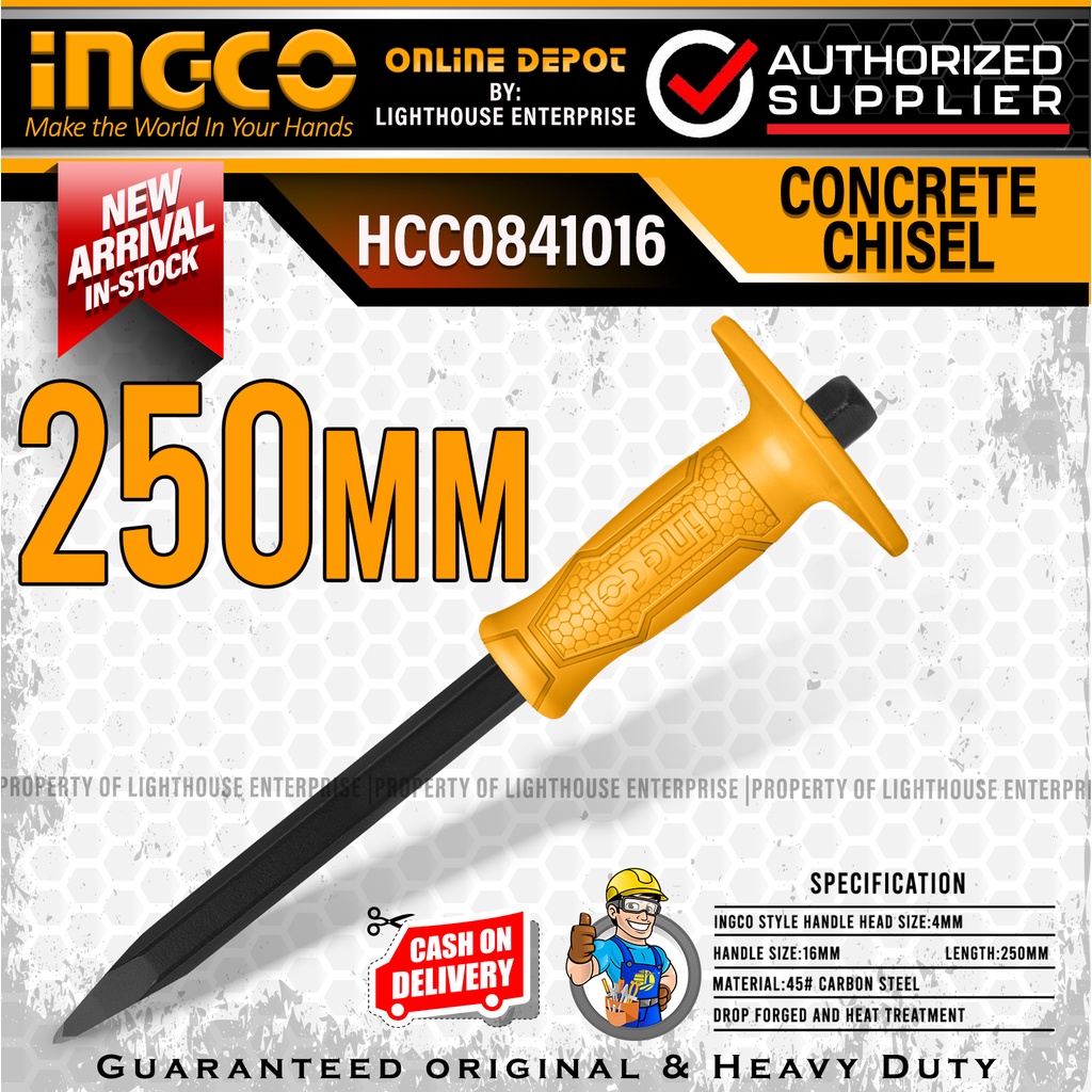INGCO Concrete Chisel (16MM, 18MM) *LIGHTHOUSE ENTERPRISE* | Shopee Philippines