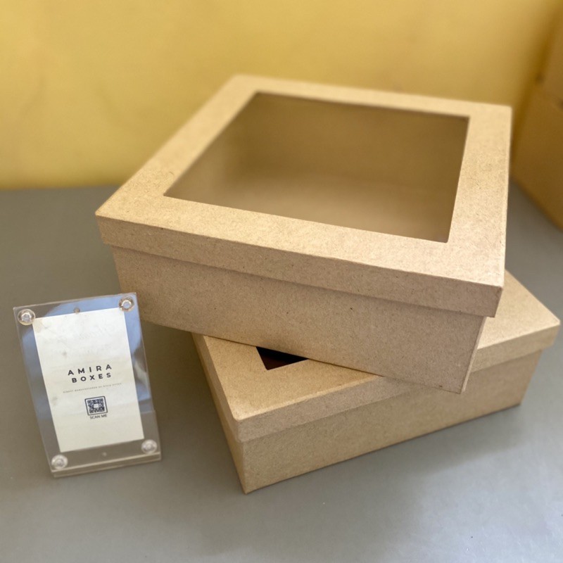 (customizable) window type hard box with acetate cover - can be ...