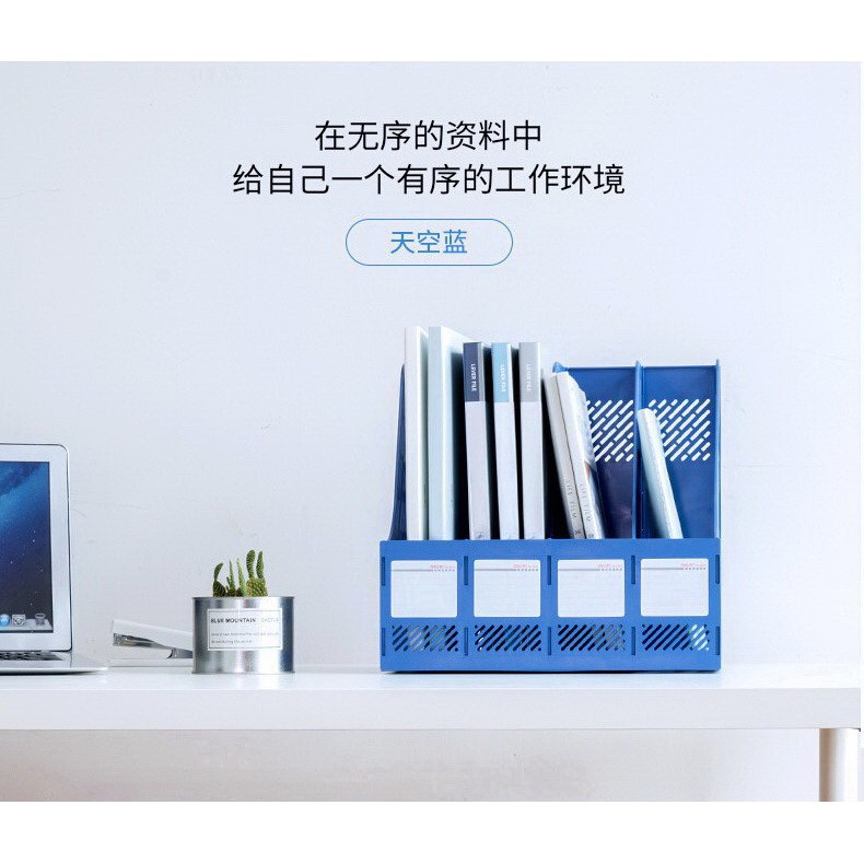 Holder 4 Desktop Storage Book Paper Desk Rack Organizer Data Frame ...