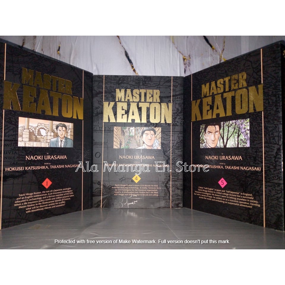 Master Keaton Vol 1 Manga by Naoki Urasawa, Perfect Edition, Viz Media ...