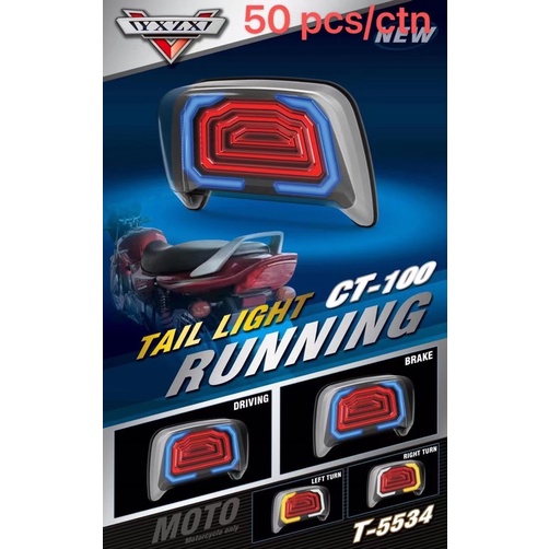bajaj CT100 tail light LED | Shopee Philippines