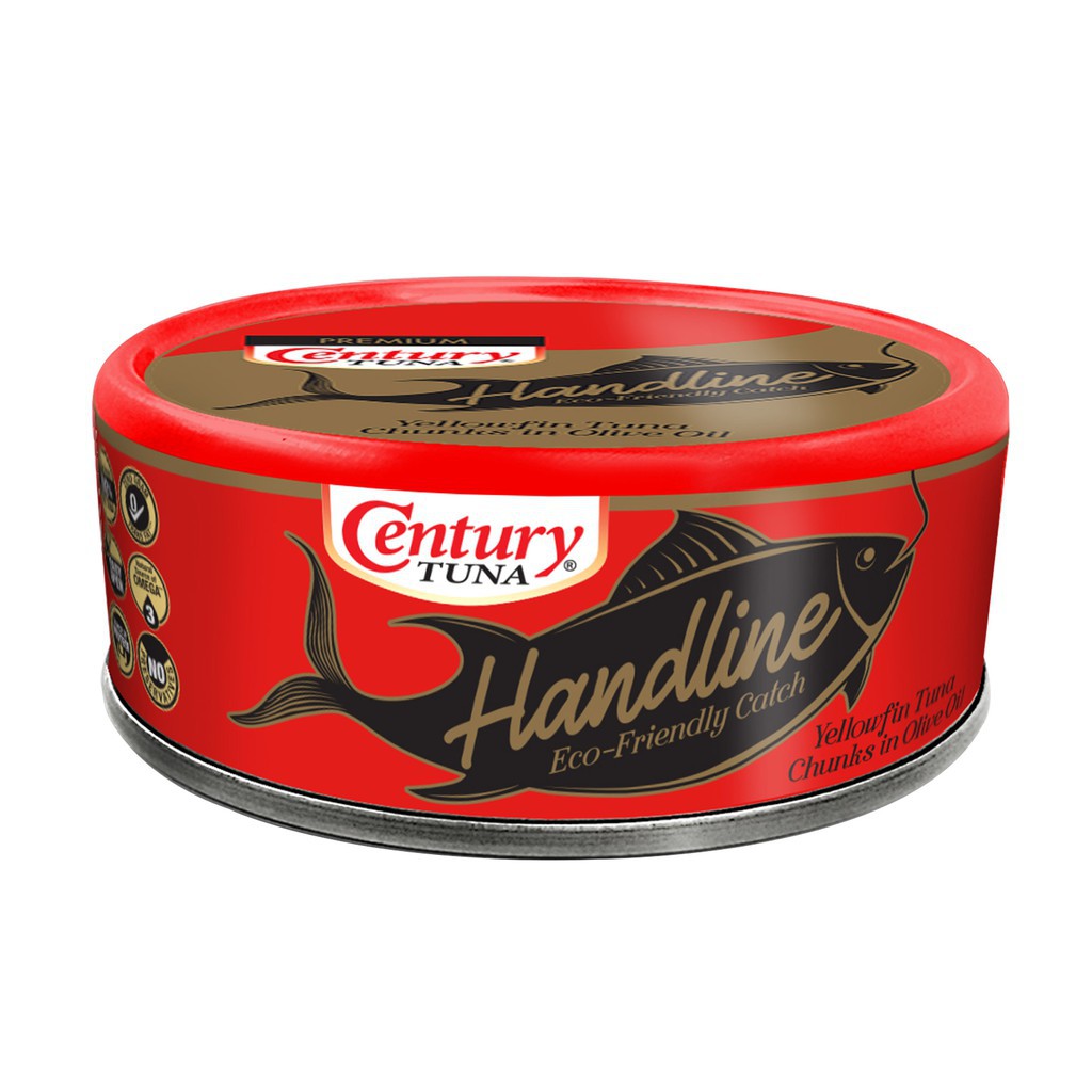 Century Tuna Premium Hand Line Chunks in Olive Oil 184g | Shopee ...