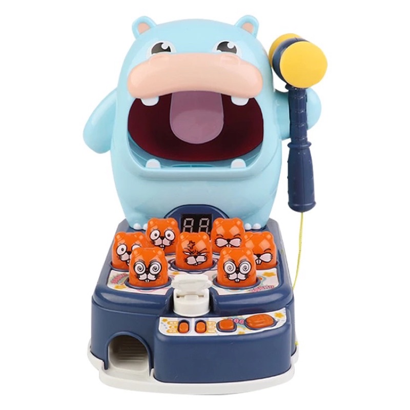 Hippo Cow Whack-A-Mole Shooting Game Toy | Shopee Philippines