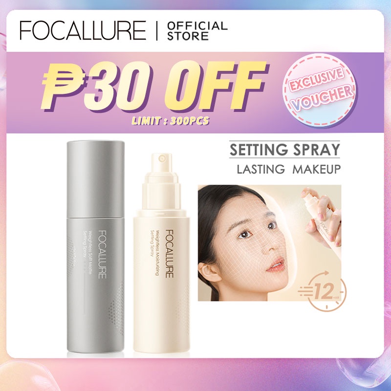 Focallure Makeup Setting Spray Oil Control Lock All Day Lightweight ...
