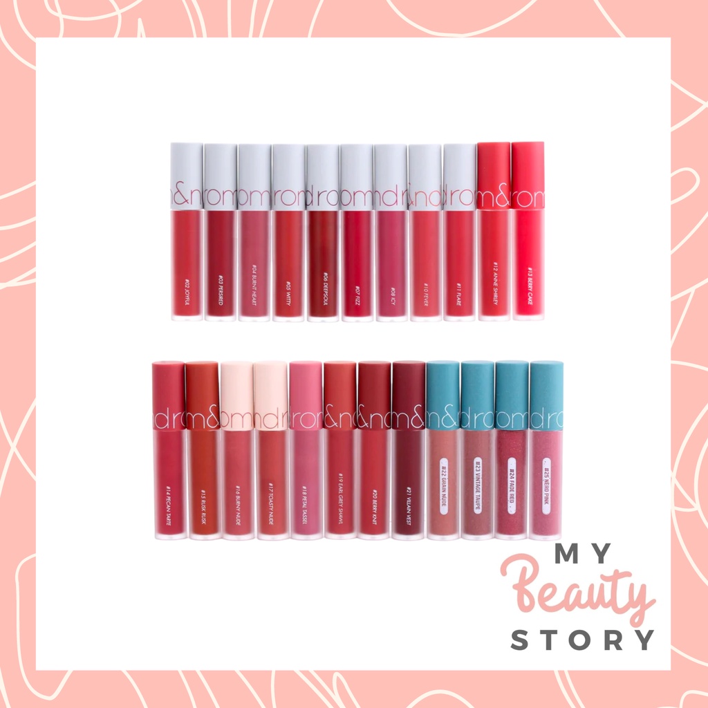 Rom&nd Zero Velvet Lip Tint (Romand) | Shopee Philippines
