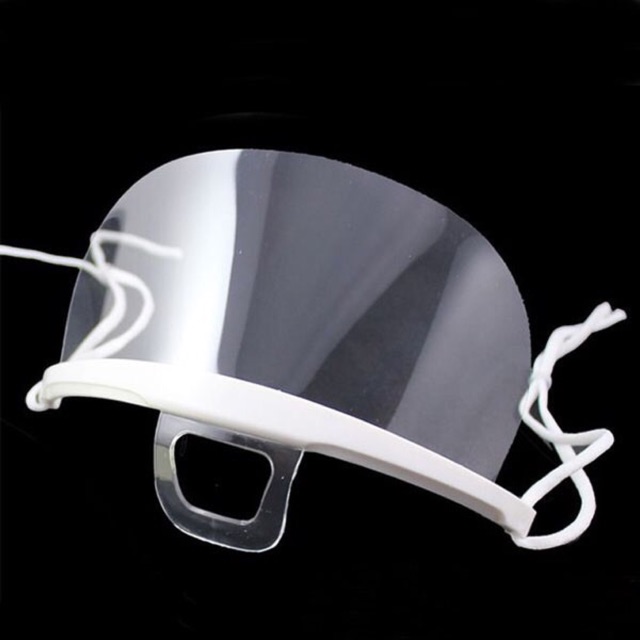 spit guard face mask Sneeze Guard anti saliva mask(10pcs) | Shopee ...