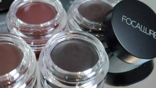 FOCALLURE 5 Colors Eyebrow Cream Gel Makeup With Brush Eyebrow Powder ...