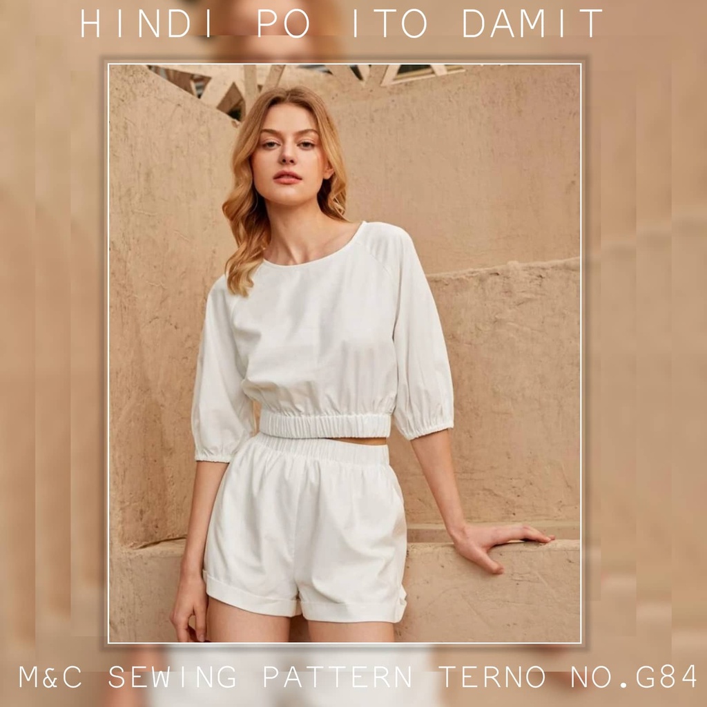 M&C HANDMADE4 SEWING PATTERN TERNO NO.G84 | Shopee Philippines