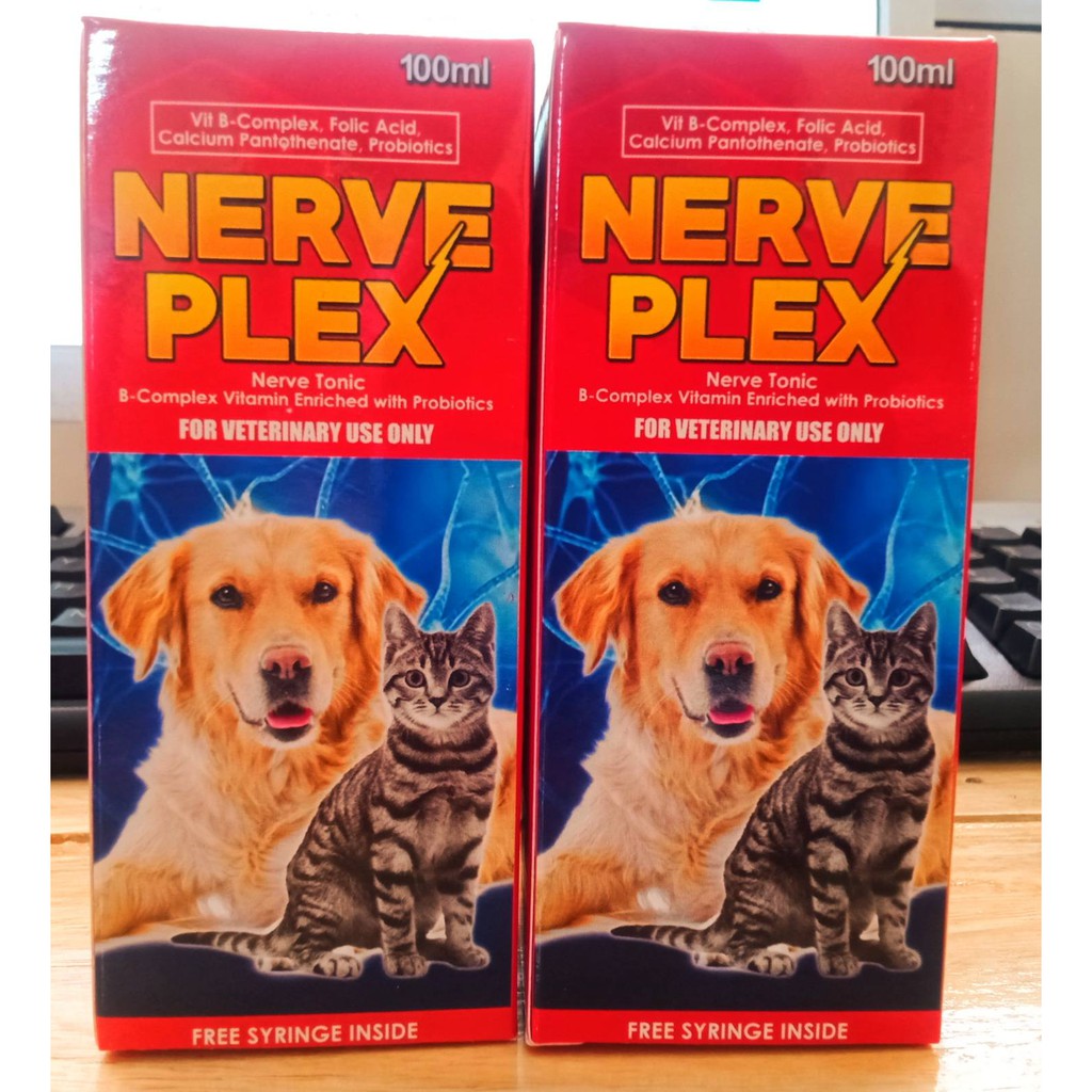 [VET SUPPORT] 1box 100ml Nerve Plex Vitamin Supplement For Dog&Cat ...