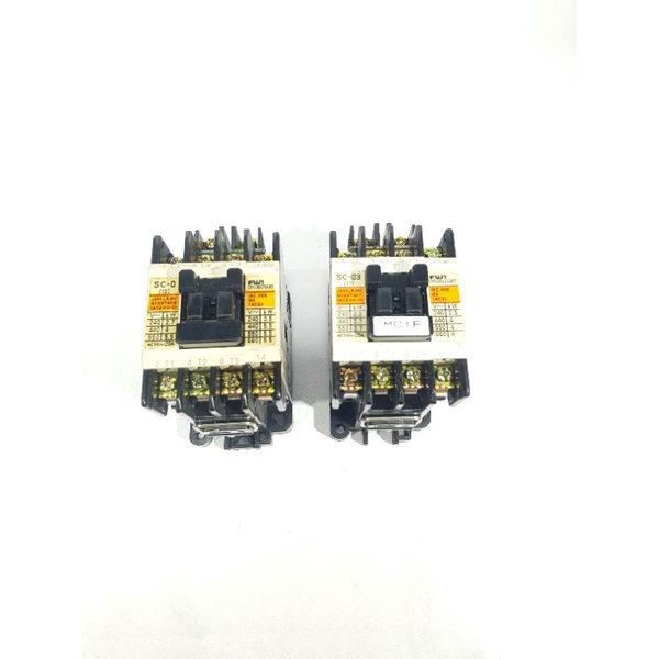 Magnetic Contactor 3Hp 110V/220V SC-0 & SC-03 FUJI(Original Made in Japan) | Shopee Philippines