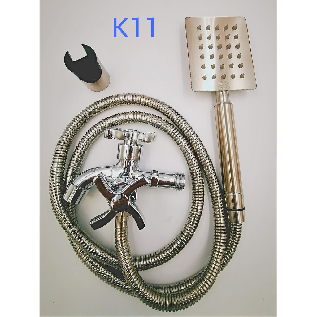 304 Stainless Telephone Shower with Two Way Faucet | Shopee Philippines
